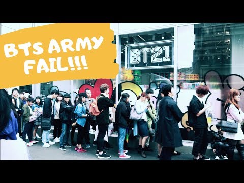 HARAJUKU BTS BT21 LINE FRIENDS + ARTNIA Square Enix Final Fantasy - JAPAN VLOG 4