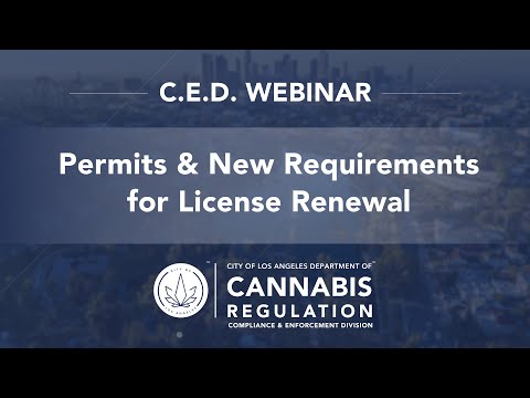 May 28, 2025 Webinar: Permits & New Requirements for License Renewal