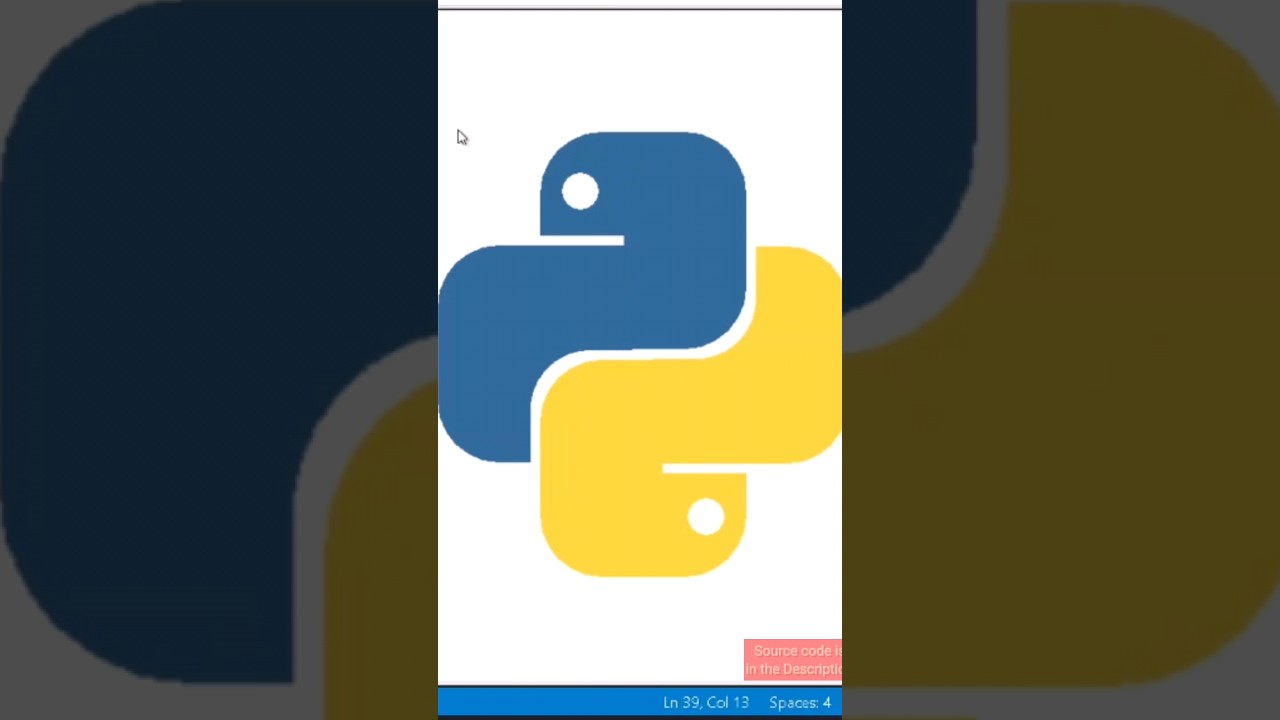 Impress your friends by programming Python Logo #python #logo #design