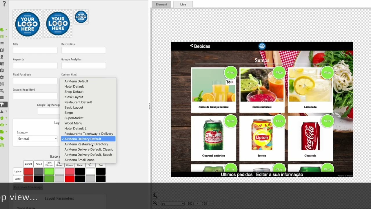 LayoutEditor Multiple Layouts