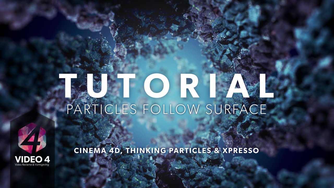 Particles Follow Surface - CINEMA 4D TUTORIAL