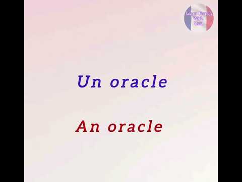 Masculin Nouns ending in [ ACLE  ] | Learn French With Uma