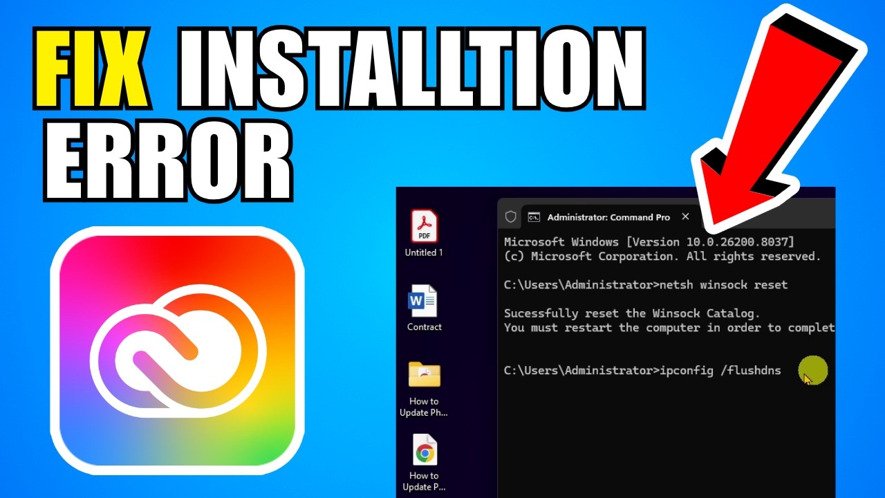 How To Fix Adobe Installation Error Code 182 In Adobe Creative Cloud (2026) (New Update)