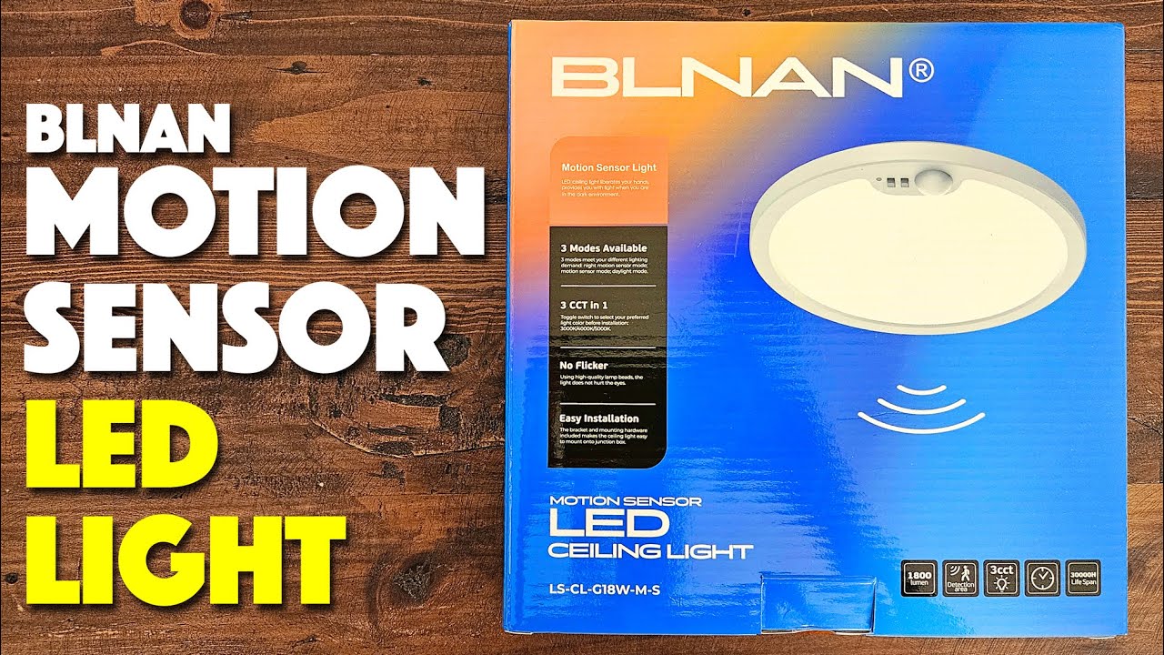 Motion Activated Wired Ceiling Light