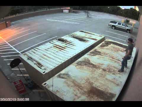 Video Security - Parking Lot with Speaker