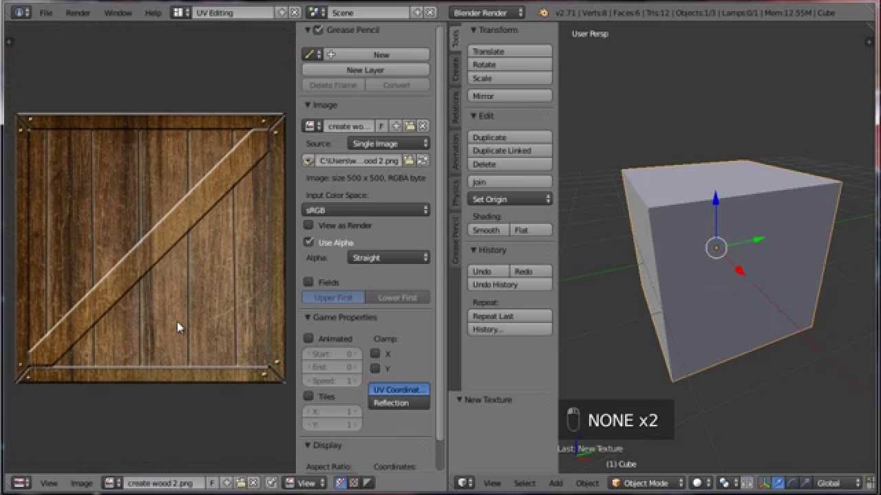 How to Apply textures in Blender 2.7x (beginners)