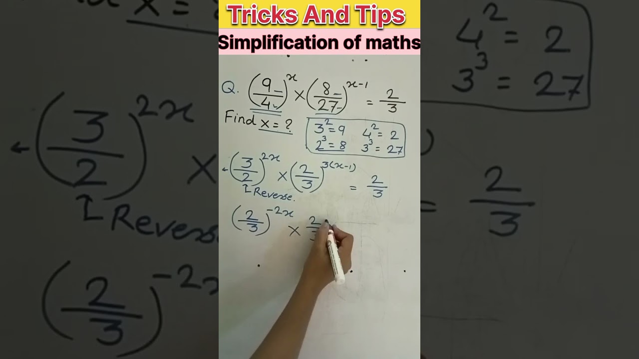 Simplify Maths Problems||Algebra Equation #mathstricks #shortsfeed #viral #trending #simplify