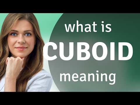 Cuboid • what is CUBOID meaning