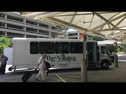 The Villages transportation van to Orlando Airport