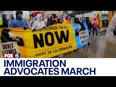Driver's license for undocumented people; Wisconsin advocates march | FOX6 News Milwaukee