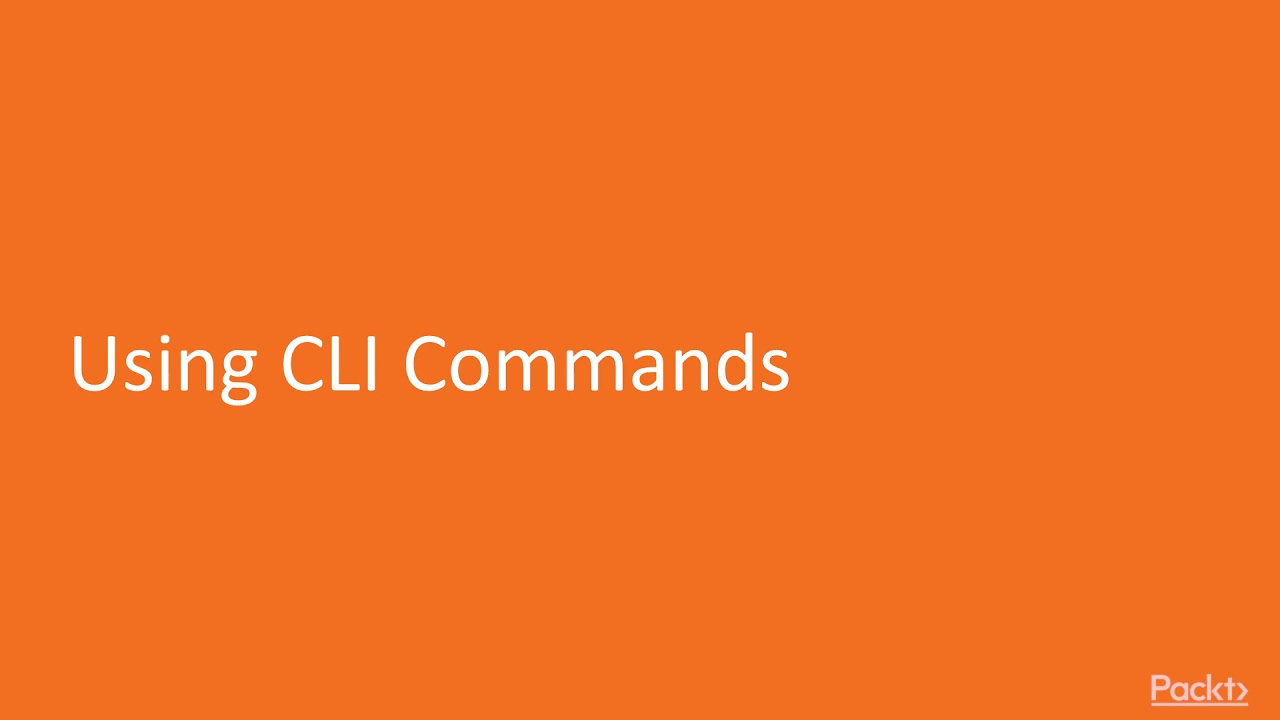 Angular CLI Recipes: Using CLI Commands|packtpub.com