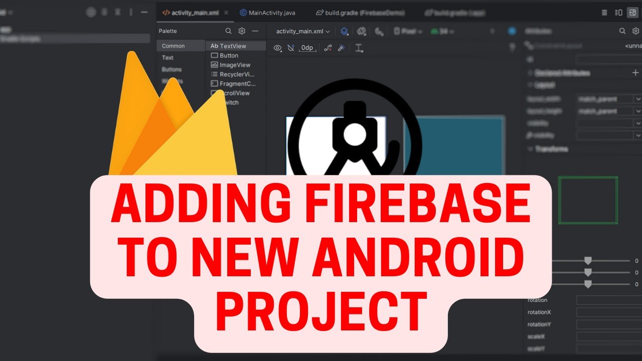Connect App to Firebase : Android Studio Firebase Course #1 | JAVA.