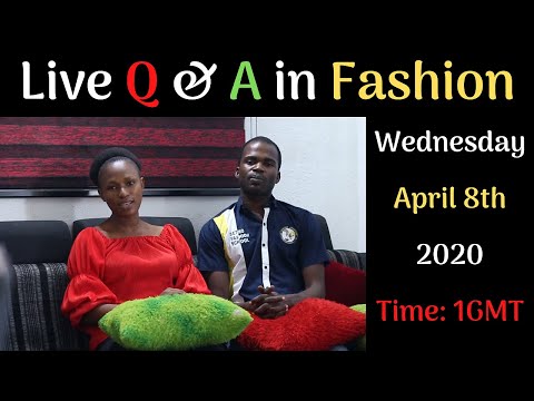 Join Our Live Fashion Streaming Today By 1GMT (2pm Nigerian Time)