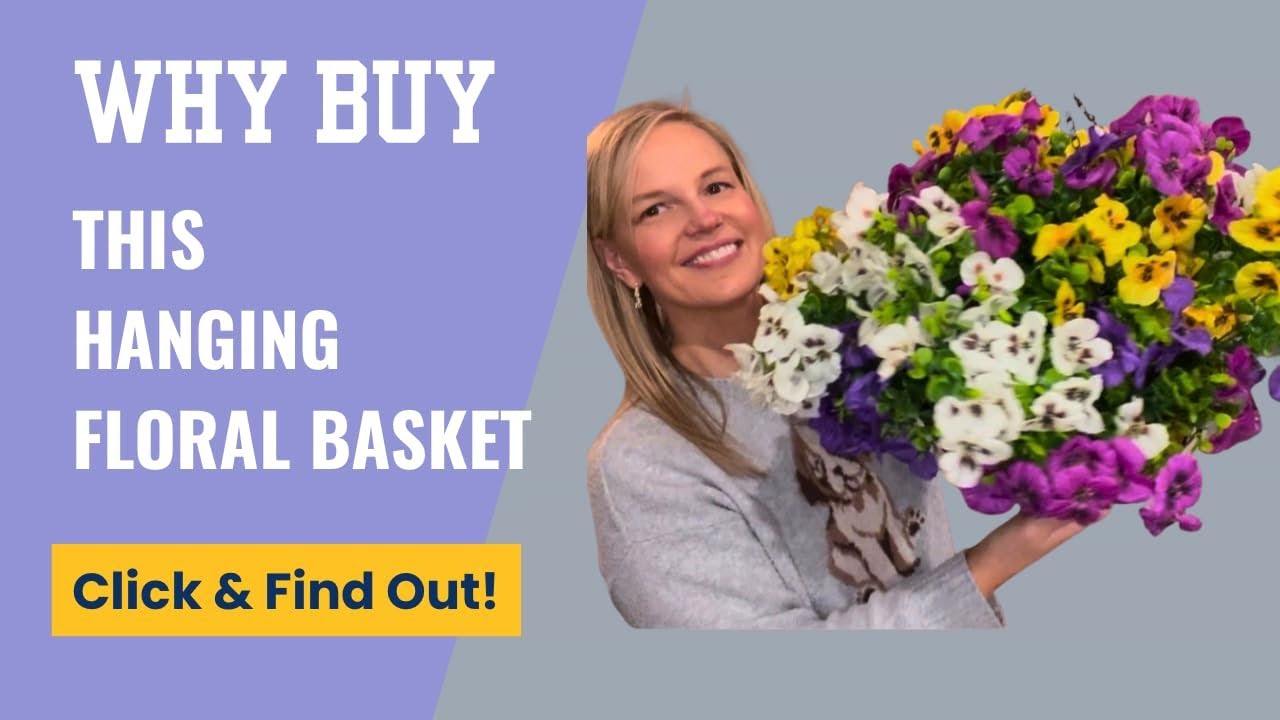 This hanging basket is GORGEOUS