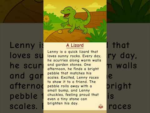 A Lizard #learnenglish #englishreading #englishlistening