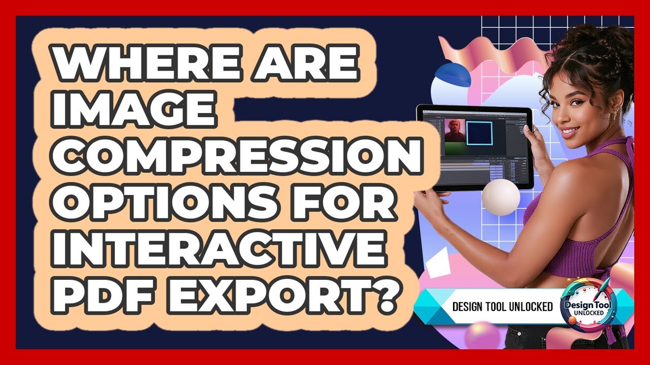 Where are image compression options for interactive PDF export?