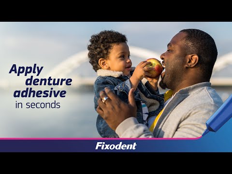How to apply denture adhesive | Fixodent