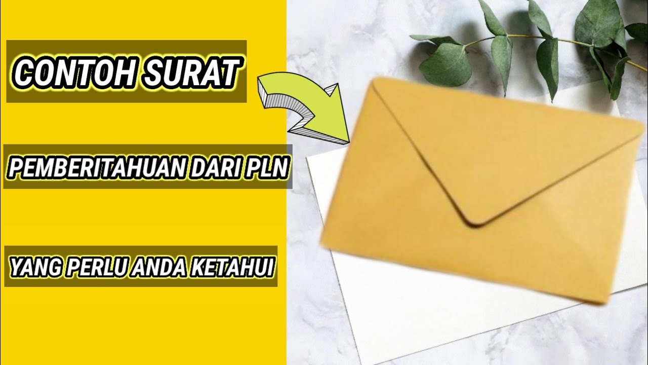 contoh surat pemberitahuan dari PLN yang perlu anda ketahui@Bubink writing paper