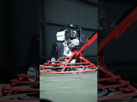 How to use a trowell machine on a shed slab #concrete #vacuumexcavation #construction