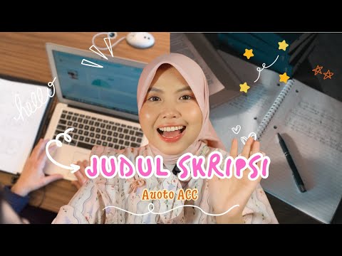 JUDUL SKRIPSI ANTI REVISI | LANGSUNG DI ACC LHO!