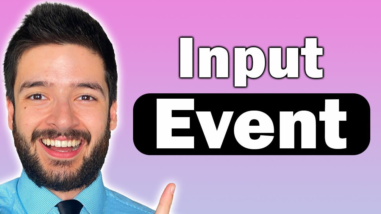 Dynamic Forms with JavaScript Input Event in 1 Minute!