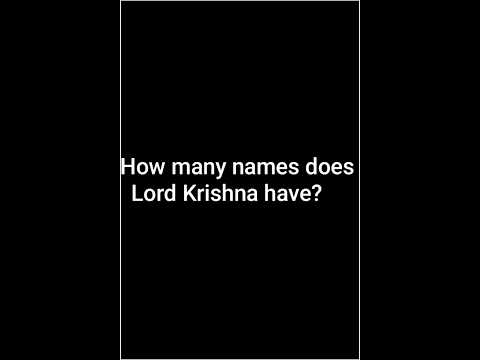 How many names does Lord Krishna have? #hinduism 🕉️🕉️🕉️🕉️ #shortvideo