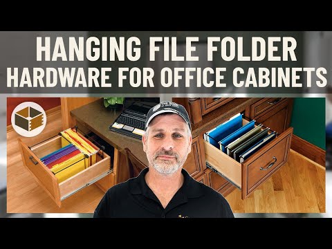 Hanging File Folder Hardware for Office Cabinets | RTA Cabinet Options