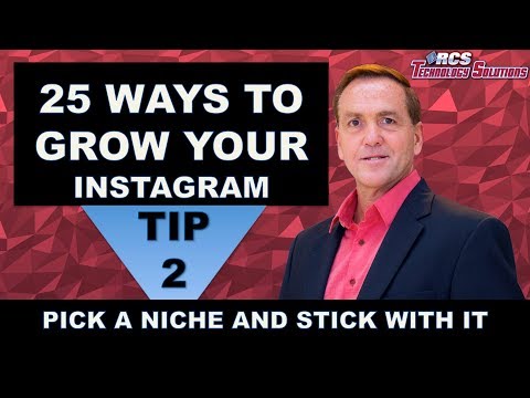 How to Grow Your Instagram, Tip #2 Pick a Niche and Stick with It