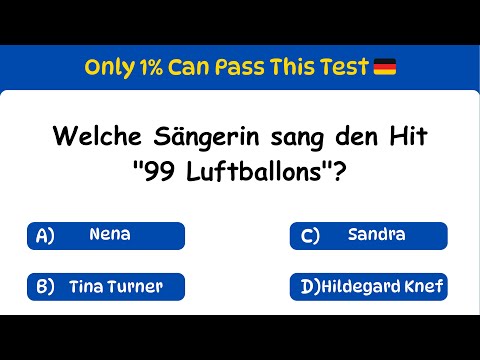 Deutsche Allgemeinwissen Quiz Challenge – 30 Schwere Fragen, die nur Genies lösen können
