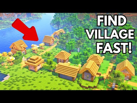 How to Find a VIllage in Minecraft Bedrock/Java - EASILY!