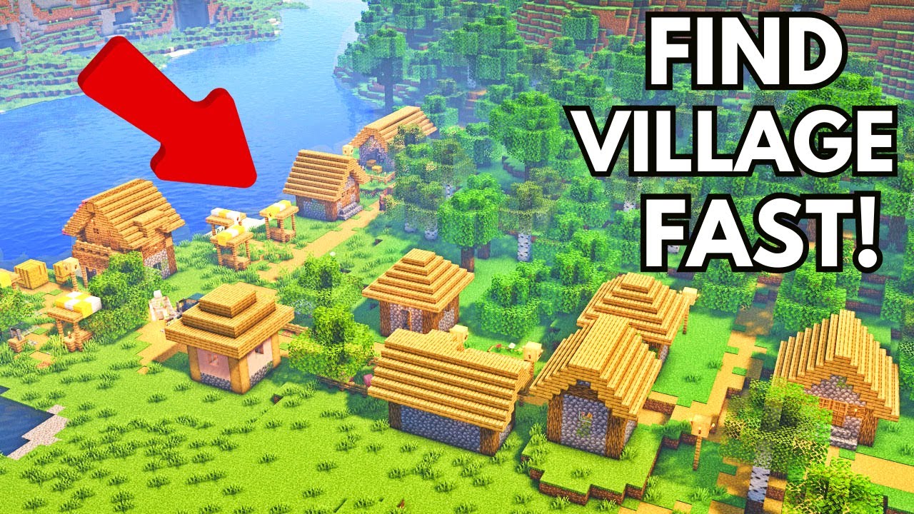 How to Find a VIllage in Minecraft Bedrock/Java - EASILY!