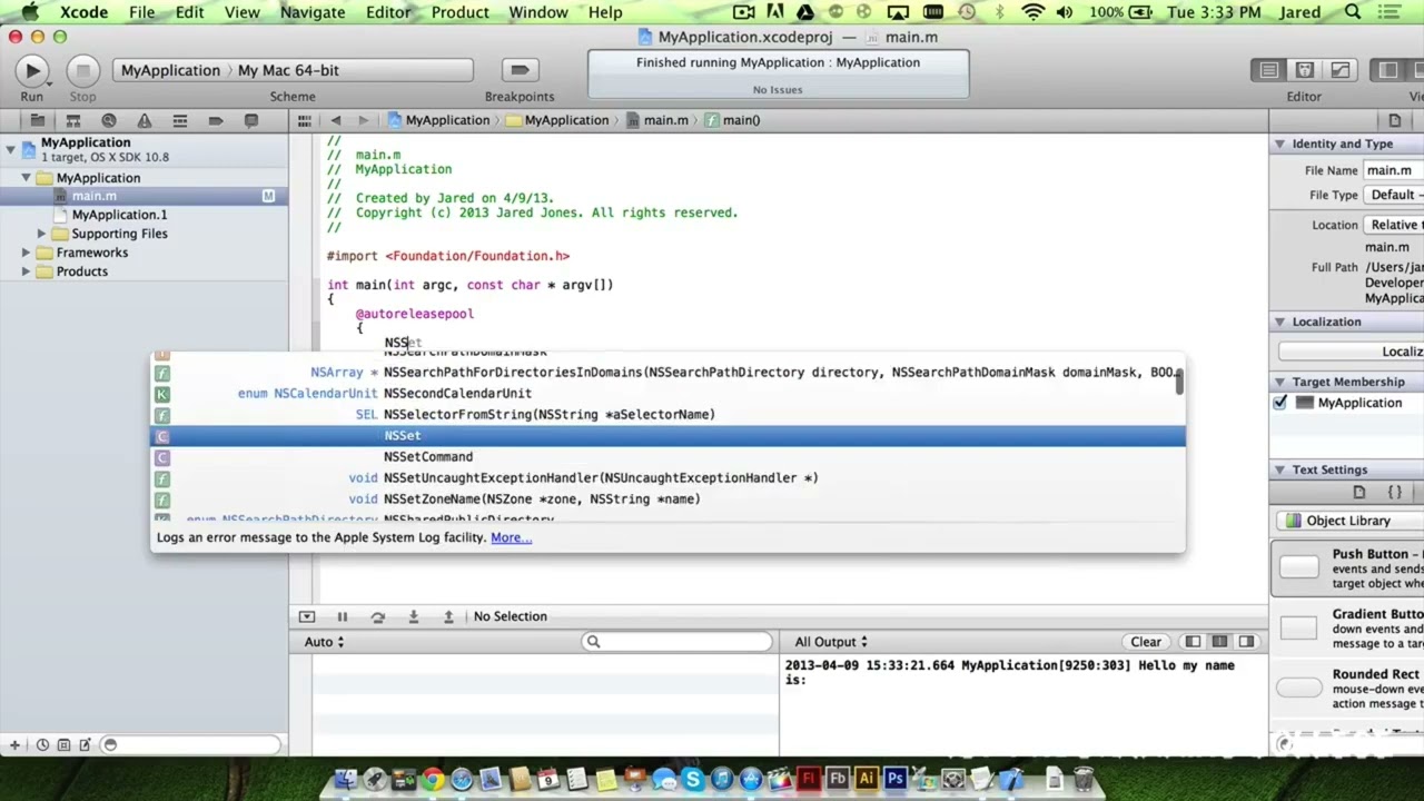 Learn Objective C - Mac iOS - For Beginner Programmers - Xcode - Swift