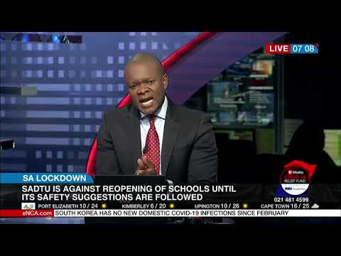SADTU warns opening schools next week will be a violation of level four
