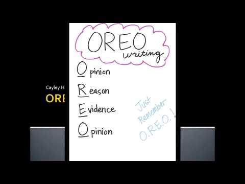 OREO Writing