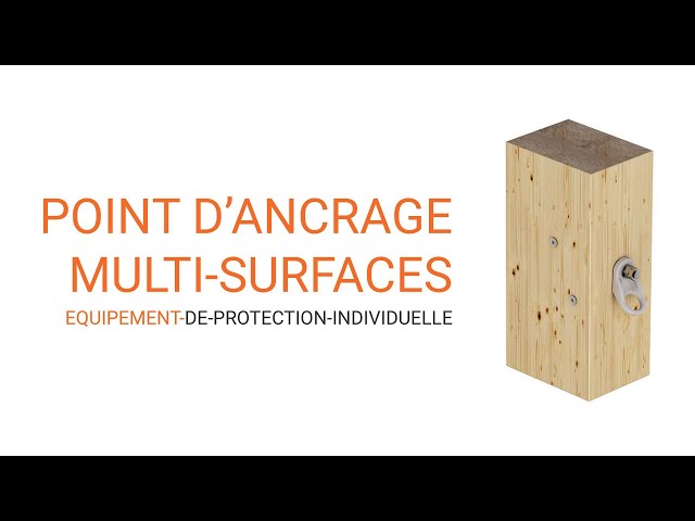 Point d'ancrage pour travaux en hauteur et suspension