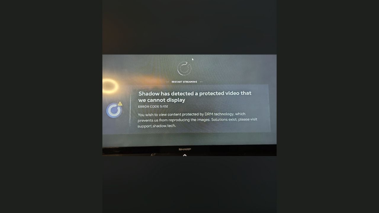How To Fix Shadow PC Error Code S102?