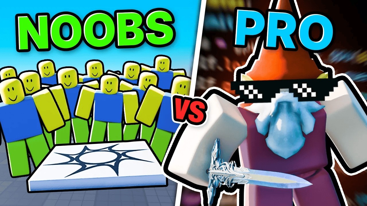 10 NOOBS vs 1 PRO Developer Make a Roblox Game