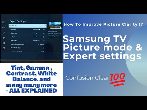 How To Improve Picture Clarity In Samsung TV | Picture Mode & Expert Settings All Explained 💯