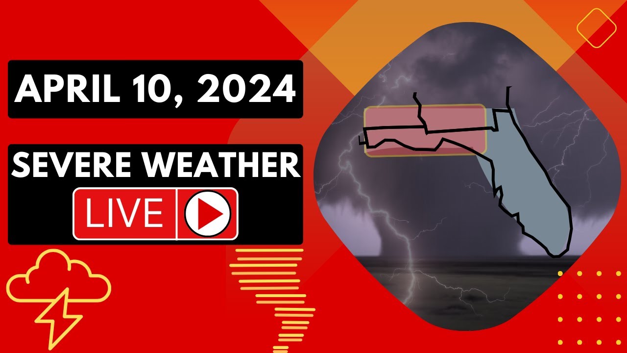 (Part 2) Florida Panhandle Tornado And Severe Weather Outbreak, As It Happened On April 10, 2024