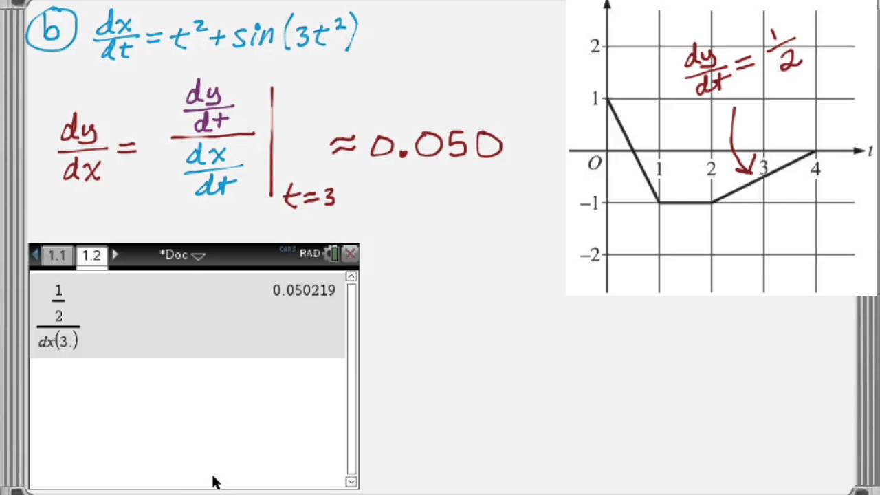 AP Calculus BC 2016 Exam FRQ #2