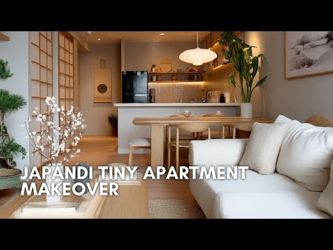 Japandi Tiny Apartment Makeover | Elegant Minimalist Decor Ideas for Small Modern Spaces