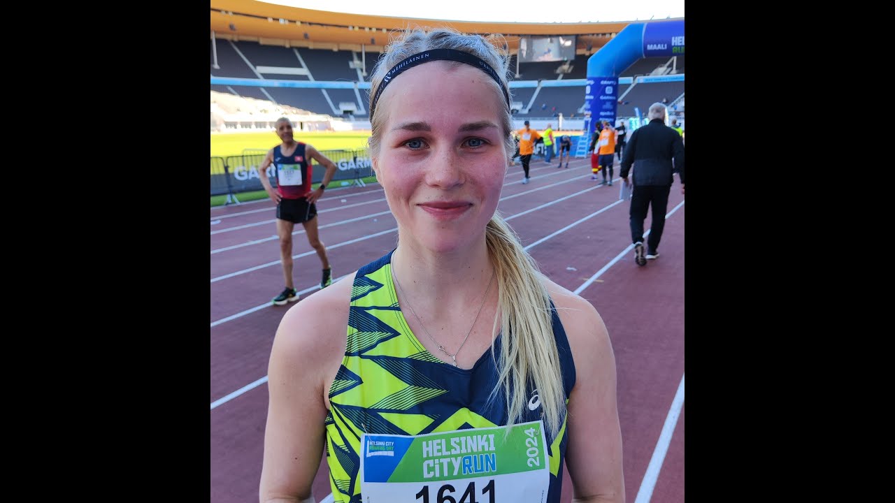 Alisa Vainio, Noora Honkala ja Oscar Holmström - Helsinki City Running Day 2024