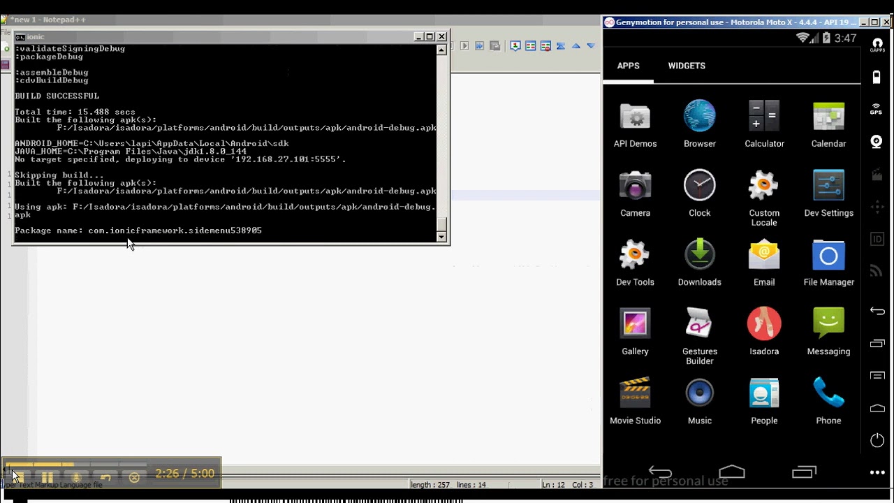 Refresh a view in Ionic Framework