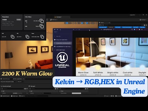 How to Use Kelvin Light Temperatures in Unreal Engine | Easy Lighting Tips