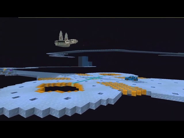 Ice racing track Minecraft Map