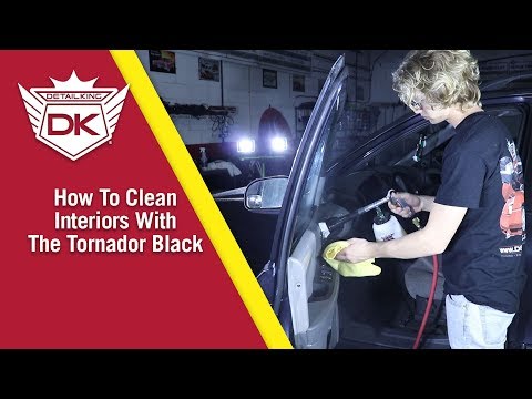 How to Clean Car Interiors With The Tornador Black
