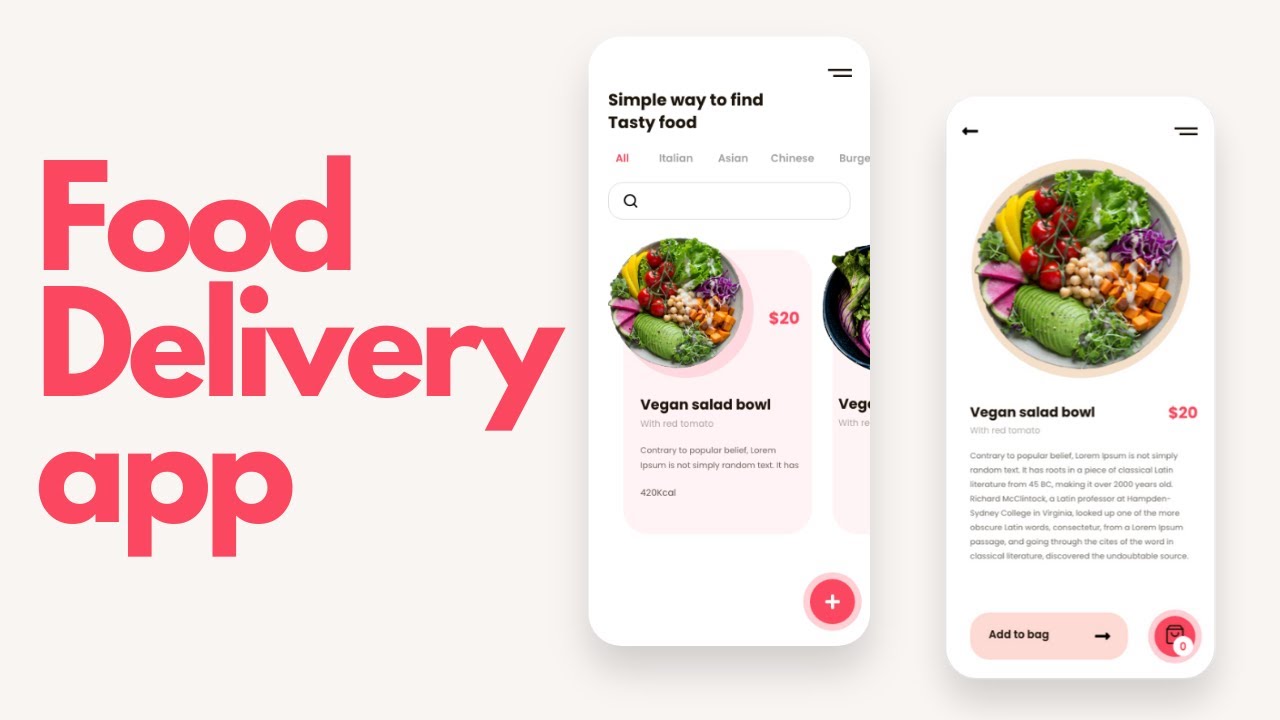 Food Delivery App - Flutter UI - Speed Code