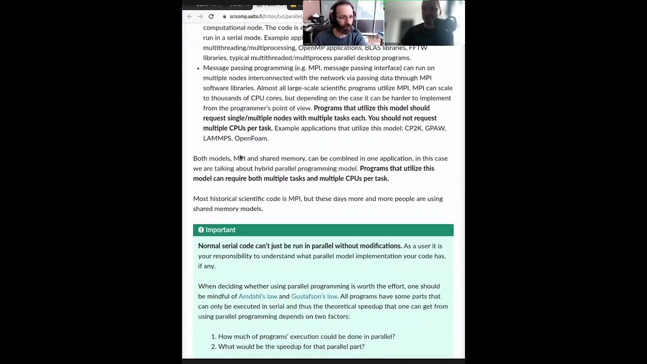 3.2 Parallel computing - HPC/SciComp Kickstart summer 2022