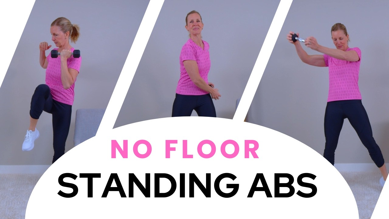 Standing Ab Workout with Weights for Over 50 | Build Core Strength Safely