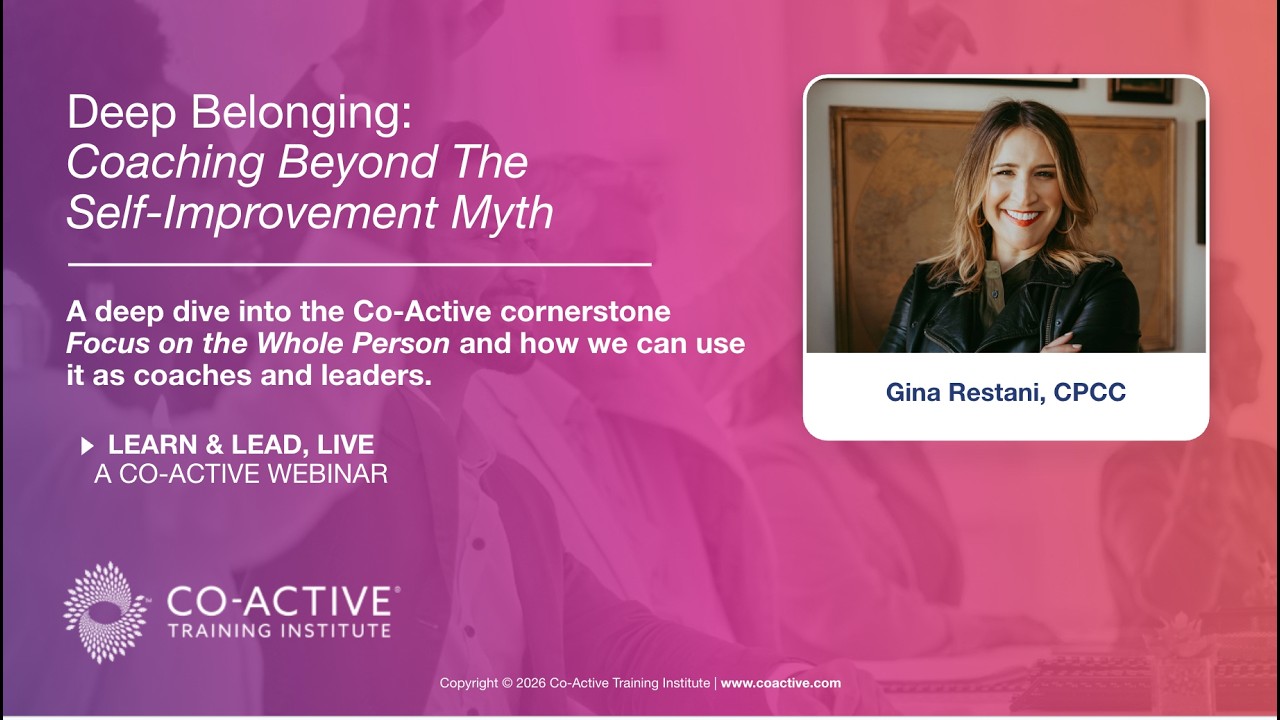 Deep Belonging: Coaching Beyond the Self-Improvement Myth